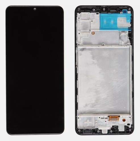 Tela Display Samsung A22 4G A225 Preto com Aro INCELL Premium