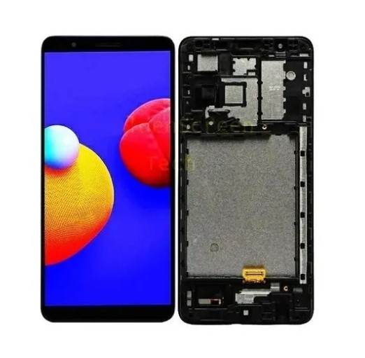 Tela Display Samsung A01 Core A013 Preto com Aro Original OLED - Alta ...